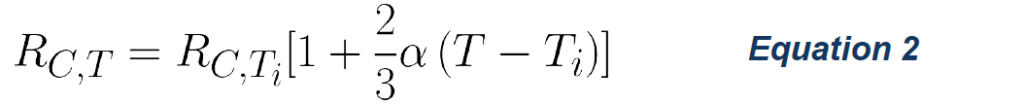 Temperature Coefficient of Resistance - Deringer Ney